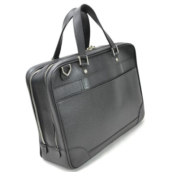 Louis Vuitton | Bags | Louis Vuitton Leather Alexander Taiga Bag Black ...
